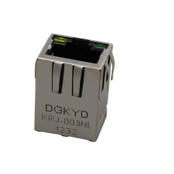 Quality Customized Shielded 10/100base Single Port RJ45 Jack With Lan Transformer for sale