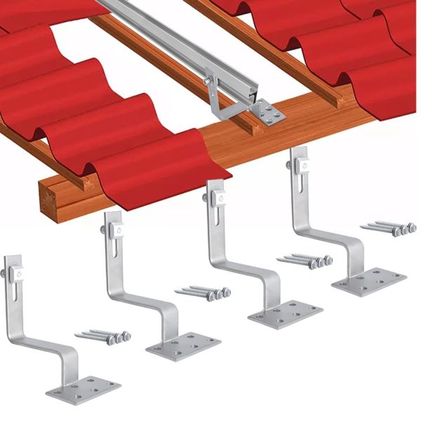 Quality ISO9001/CE Approved Stainless Steel Roof Rail Hook for Tile Roof Solar Mounting Bracket for sale
