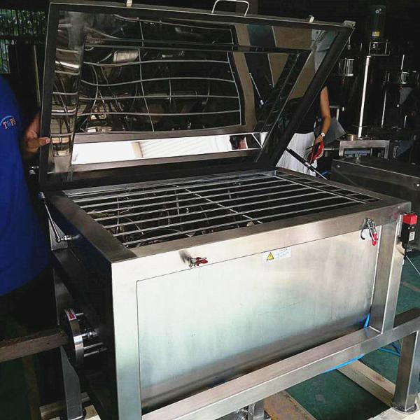 Quality OEM 3000L Horizontal Ribbon Mixer Stainless Steel Double Helical Ribbon Blender for sale
