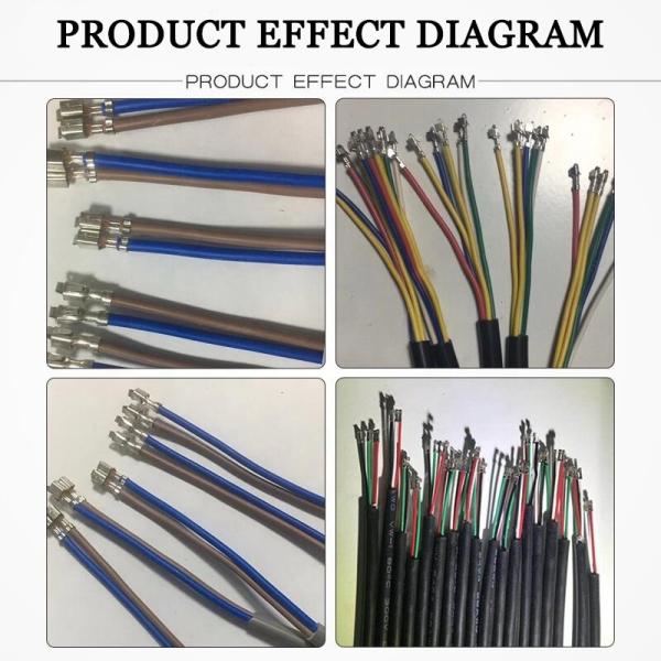Quality 2500-3600 Pcs/h Productivity 1.8Ton Mute Strip JST XH2.54 Terminal Crimping for sale