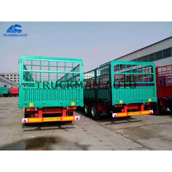 Quality 50-60 Tons Loading  Fence Semi Trailer  For Bulk Goods And Containers Transport for sale
