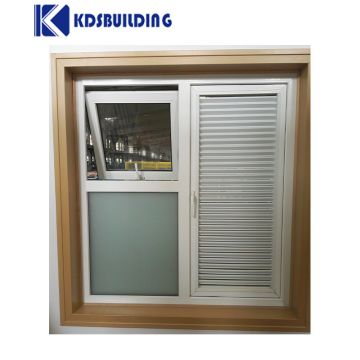 Quality Slide Door Wood Color Aluminum Windows Antique Blind Shade Window Shutter For for sale
