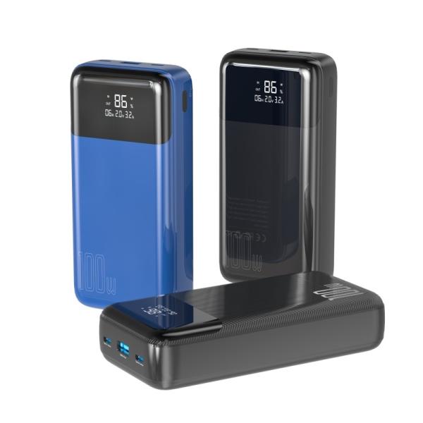 Quality 25000mAh ABS PC Power Bank 100W Universal Compatibility for sale