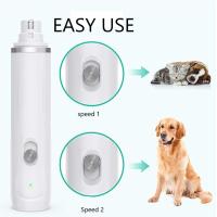 Quality Unique Customized Color Usb Rechargeable Pet Nail Polisher Pet Grooming Products for sale