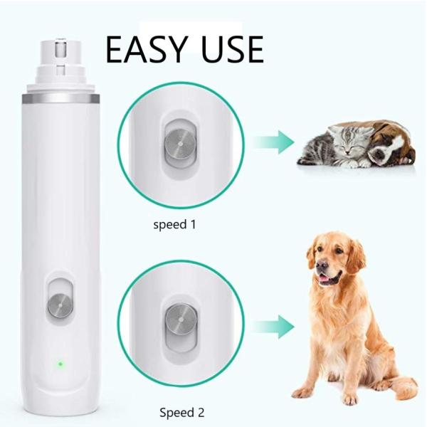Quality Unique Customized Color Usb Rechargeable Pet Nail Polisher Pet Grooming Products for sale