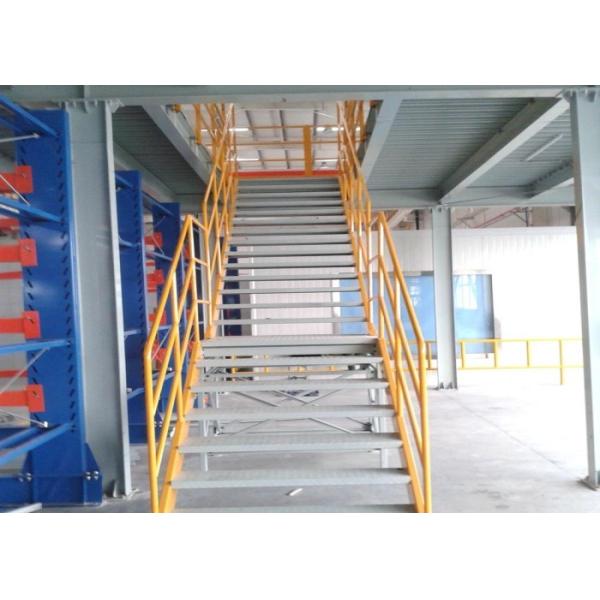 Quality Customized Storage Mezzanine Platforms Pallet Rack Yellow And Blue for sale