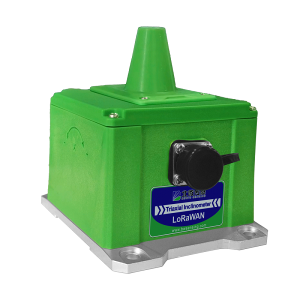 Quality LoRaWAN LWHD-WM400 Long Distance Wireless Inclinometer Accuracy 0.005° for sale