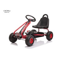 Quality EN71 Kids Go Karts Adjusted Seat Ride On Pedal Go Kart With Brake for sale