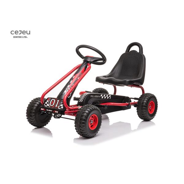 Quality EN71 Kids Go Karts Adjusted Seat Ride On Pedal Go Kart With Brake for sale