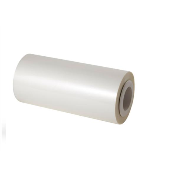 Quality 18miu Gloss Bopp Clear Thermal Laminating Film Roll 1700mm for sale