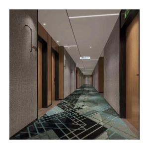 Quality High Pile Nylon Custom Printing Hotel Carpets Modern Design Style for Lobby Hall for sale
