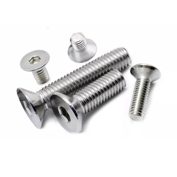 Quality DIN 7991 M1.6 M64 Stainless Steel Hex Socket Countersunk Head Screws for sale
