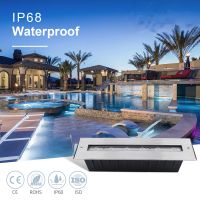 Quality 6W Linear LED Underwater Light IP68 12-24VDC Input Square LED Pool Light With for sale