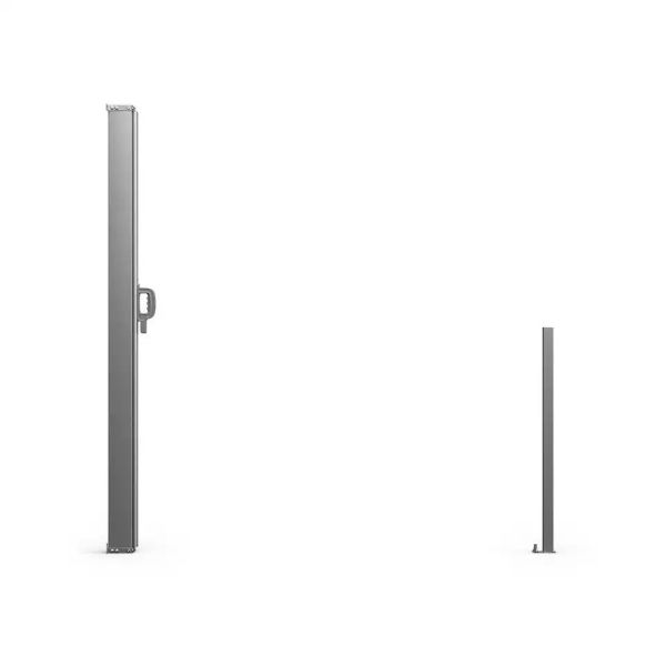 Quality Outdoor Patio Garden Privacy Divider with Manual Operation Method Steel Support Pole for sale