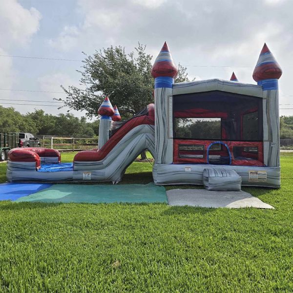 Quality Unisex Kids Play Inflatable Bouncer House with Slide Pool and Commercial PVC for sale