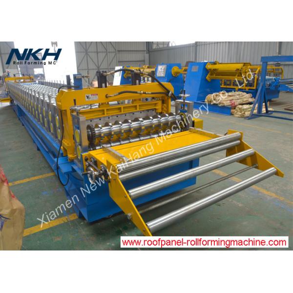 Quality Australian Roller Shutter Door Frame Roll Forming Machine With 45# Steel Roller for sale