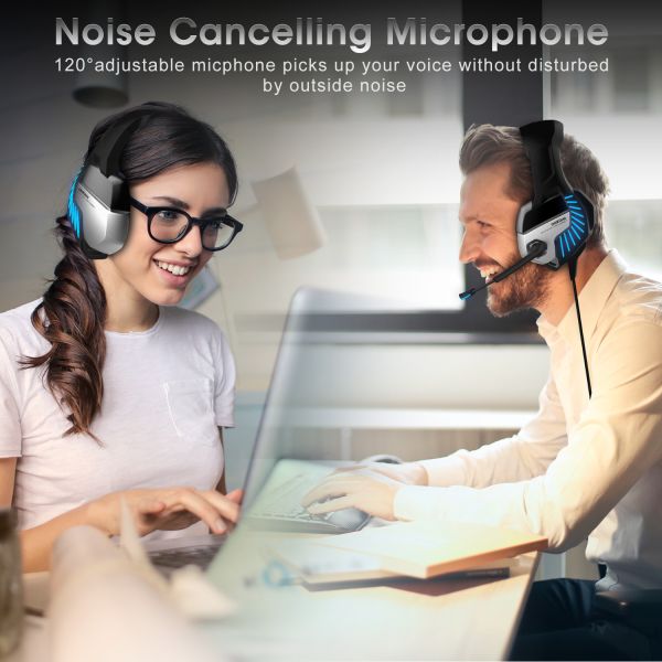 Quality computer 50mm DC5V 2.2m Onikuma K5 Pro Gaming Headset for sale