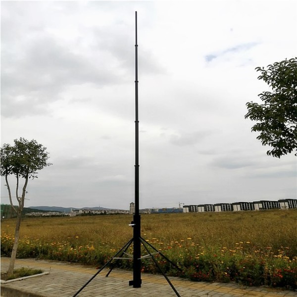 Quality Portable Self Lock 15m 10kG Alu Portable Antenna Mast for sale