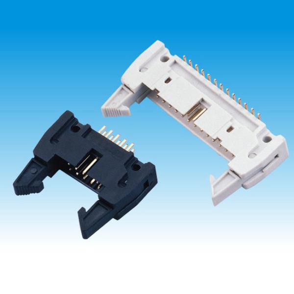 Quality Ejector Straight Pin Header Long Latch For Print Circuit Board 2.54mm Pitch for sale