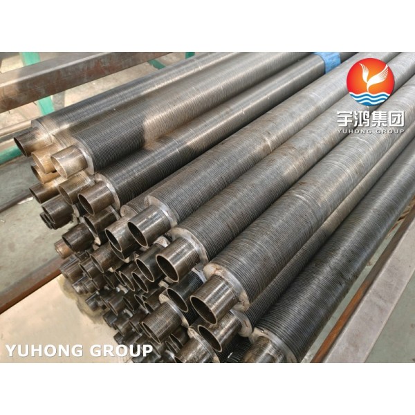 Quality Stainless Steel Embedded G Fin Tube, ASTM A249 TP304 Welded Tube With Aluminum 1060, Dry Kiln Application for sale