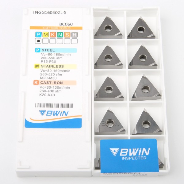 Quality Tngg 160402 Triangle Carbide Inserts Steel Ceramic Inserts For Turning for sale