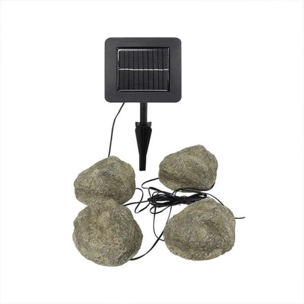 Quality Outdoor Simulation Stone Solar String Lights Waterproof for Home Park Courtyard for sale