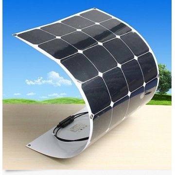 Quality High Efficiency 100W Semi Flexible Bendable Solar Panel for sale