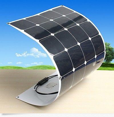 Quality High Efficiency 100W Semi Flexible Bendable Solar Panel for sale