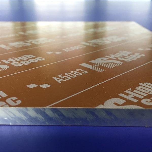 Quality 5052 / 5083 Grade Flat Cast Aluminum Plate Ultra Flatness Surface for sale