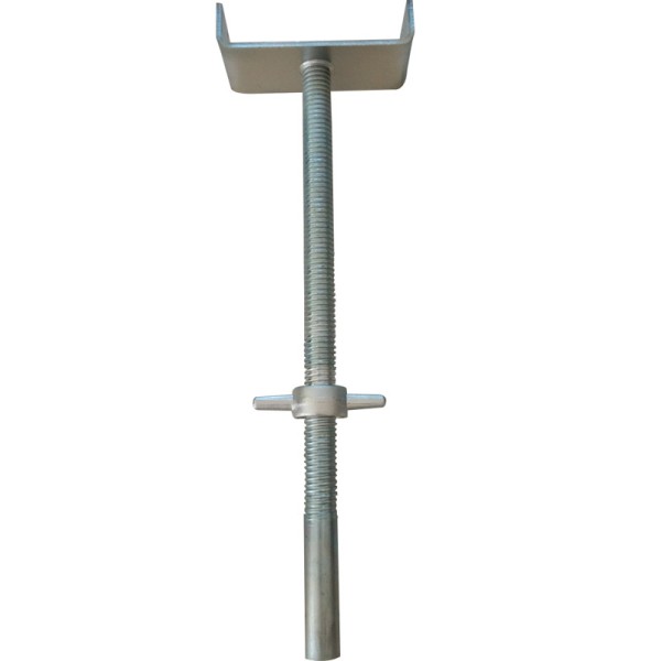 Quality Formwork Galvanized Adjustable Scaffolding Jack U Head Base for sale