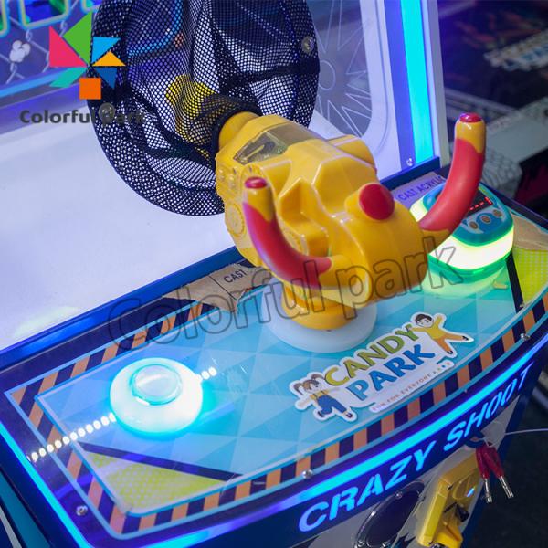 Quality Shooting Ball Ticket Redemption Machine , Coin Operated Dino Arcade Game for sale