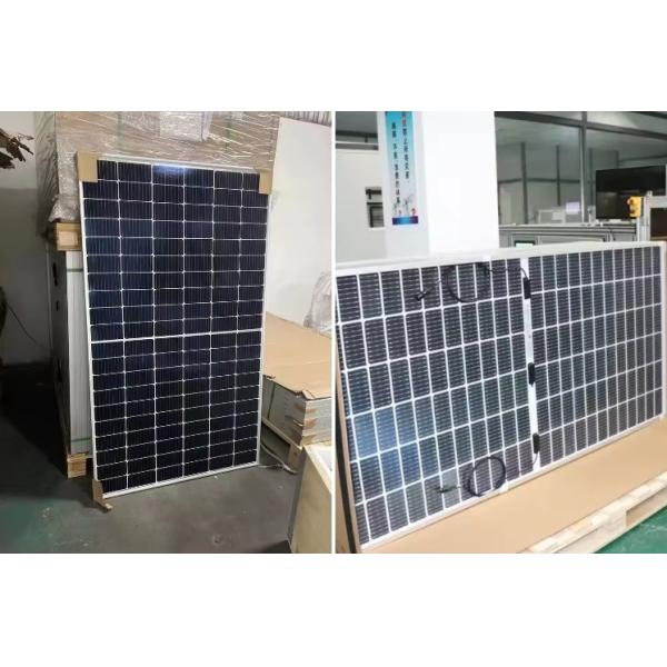 Quality 182mm Half Cut Cell Monocrystaline Silicon 420W-440W All Black Mono Solar Panel for sale