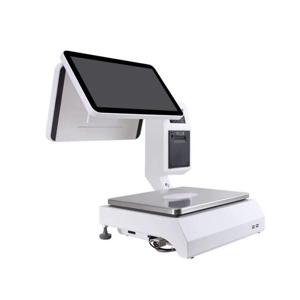 Quality 15.6 inch Touch Screen Pos System with 58MM Receipt Printer PC Cash Register Scale POS for sale