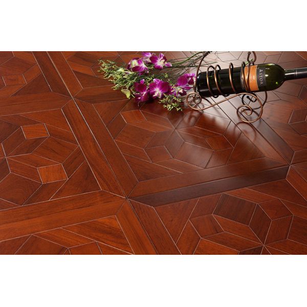 Quality Burma Teak Wood parquetry floor tiles Customized Design 900 x900MM 1000 x 1000MM for sale