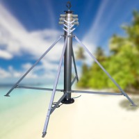 Quality Lightweight 6M 18M Movable Antenna Mast Tower for sale