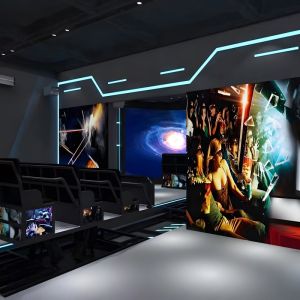 Quality Indoor Immersive Viewing Cinema 7d Orbit Cinema Interactive Projection for sale
