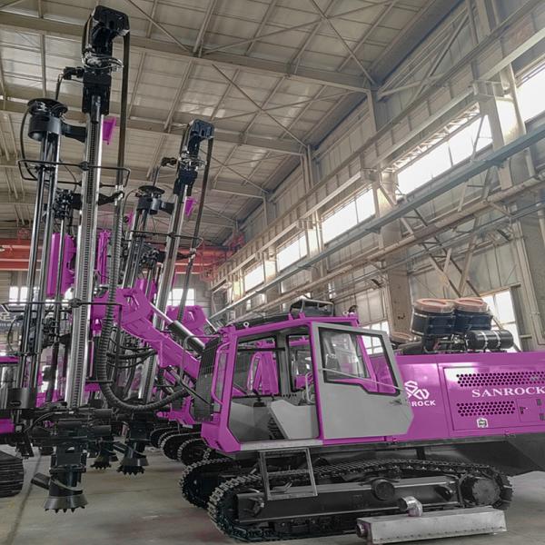 Quality 40KN Mining Drilling Rig Machine Integrated DTH Drilling Equipment Hydraulic for sale