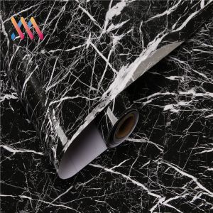 Quality Hotel Marble PVC Film Kitchen Wallpaper Waterproof Self Adhesive Wall Coating for sale