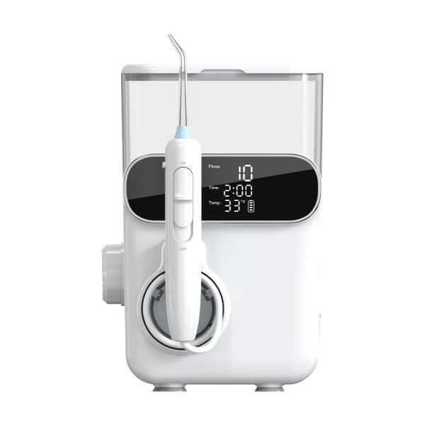 Quality IPX5 Waterproof Cordless Dental Flosser with UV Disinfection 1000ml Oral Irrigator Electric Family Water Flosser for sale