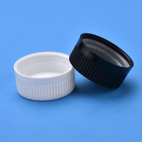 Quality Ribbed Closure 32mm Child Resistant Cap For Pill Bottle for sale