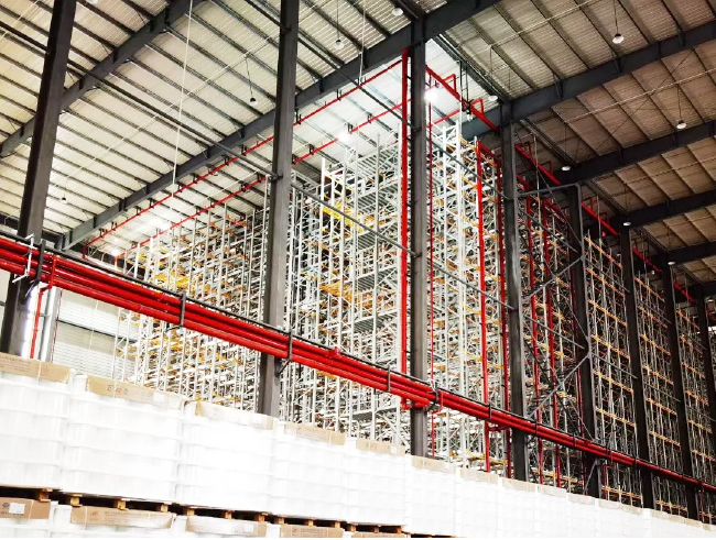 Four-Way Shuttle Pallet ASRS Room Temperature Warehouse Automatic Storage and Retrieval System Radio Shuttle Racking