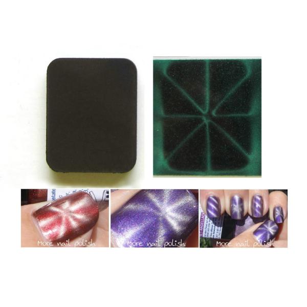 Quality Unique Magnetic Magic Nail Art Magnet with 24.8 * 17.8 * 2MM Ellipse Shape for sale