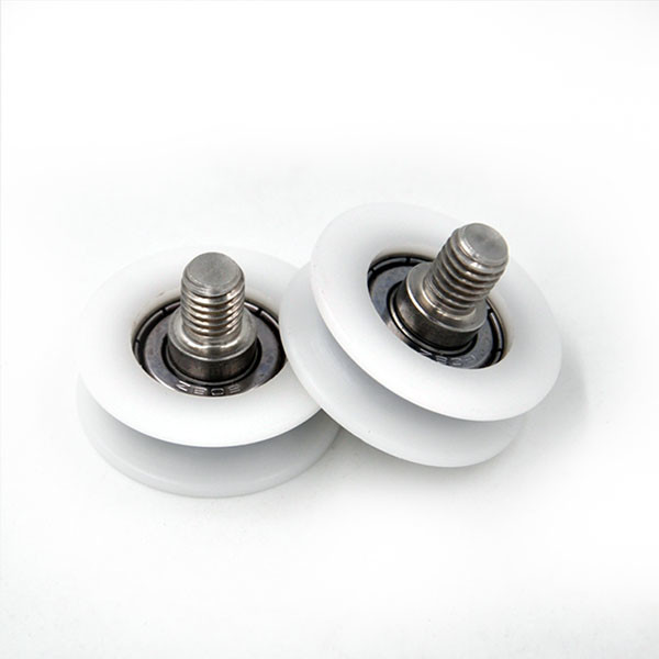 Quality Threaded POM Bearings Rollers U Grooved 7mm Plastic Ball Bearings for sale
