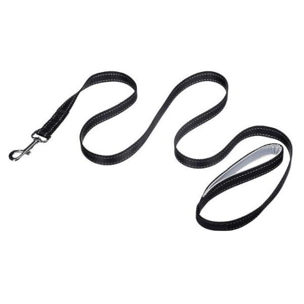 Quality Double Handle Padded Nylon Dog Leash Reflective Pet Leads For Professional Training for sale