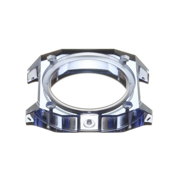 Quality Polished 42mm Blue Sapphire Watch Case For Custoized Movement for sale