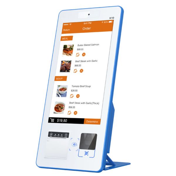 Quality 15.6 Inch Self Service Order Kiosk , Online Self Ordering Kiosk For Restaurants for sale