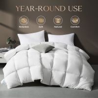 Quality 90% white goose down comforter crafted from Hungarian white goose down for for sale
