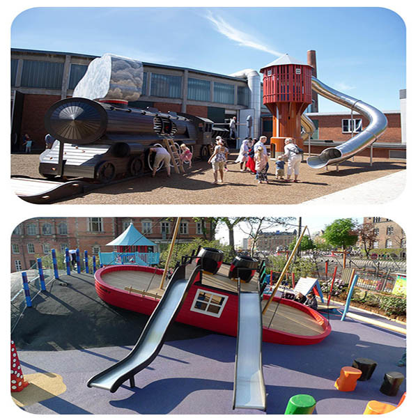 Quality Outdoor Plastic Swing And Slide Set Multifunction Eco Friendly for sale