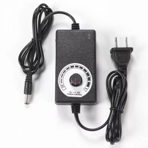 Quality AC100-240V DC 3V-12V 2A Adjustable Voltage Power Adapter for EU UK AU CN by C for sale