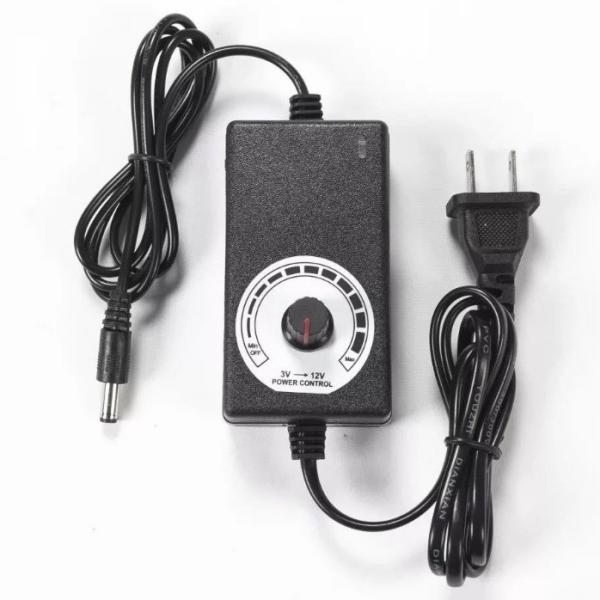 Quality AC100-240V DC 3V-12V 2A Adjustable Voltage Power Adapter for EU UK AU CN by C-Power for sale